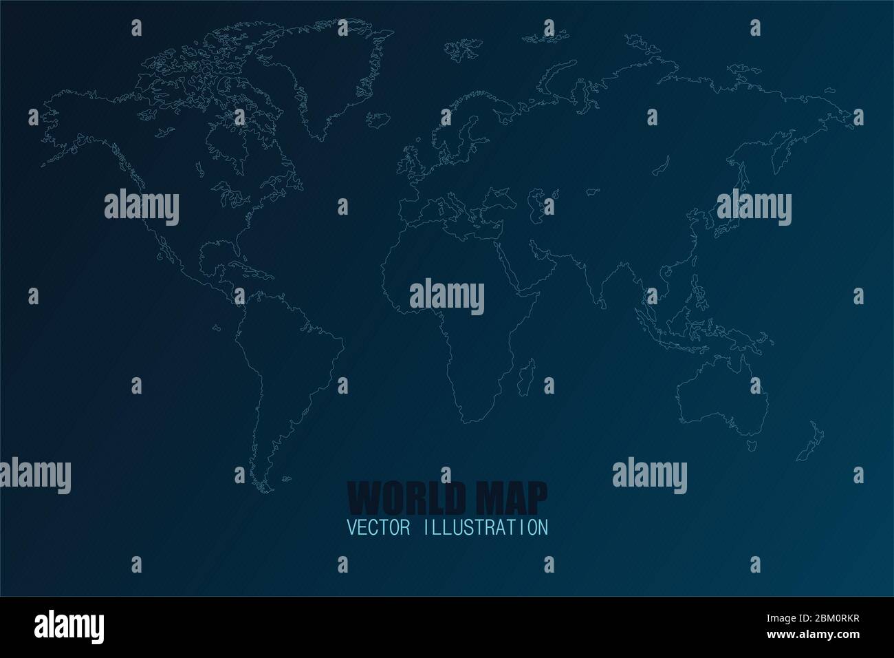 World map vector illustration isolated Stock Vector Image & Art - Alamy