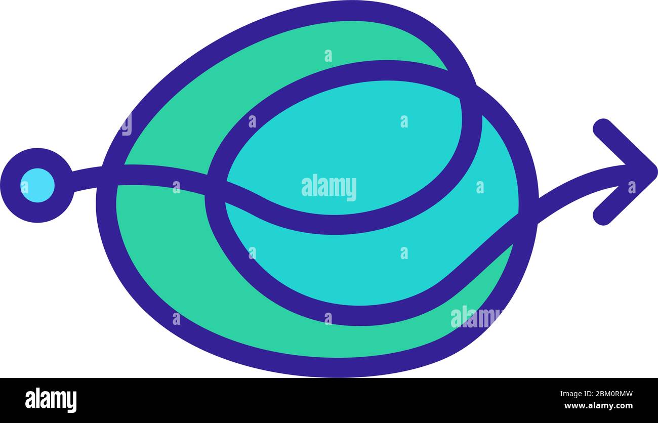 circular knot icon vector outline illustration Stock Vector Image & Art ...