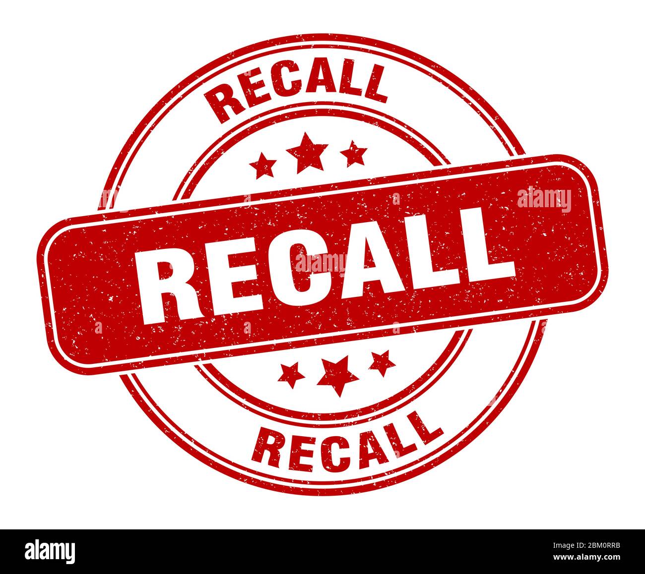 recall stamp. recall label. round grunge sign Stock Vector Image & Art ...