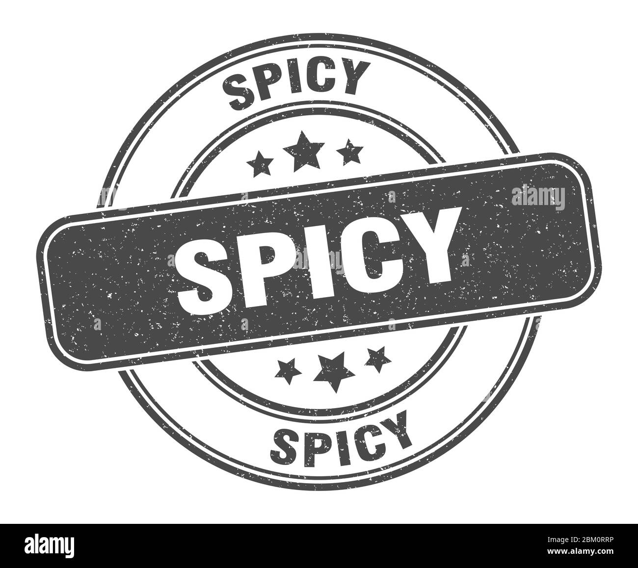 spicy stamp. spicy label. round grunge sign Stock Vector Image & Art ...