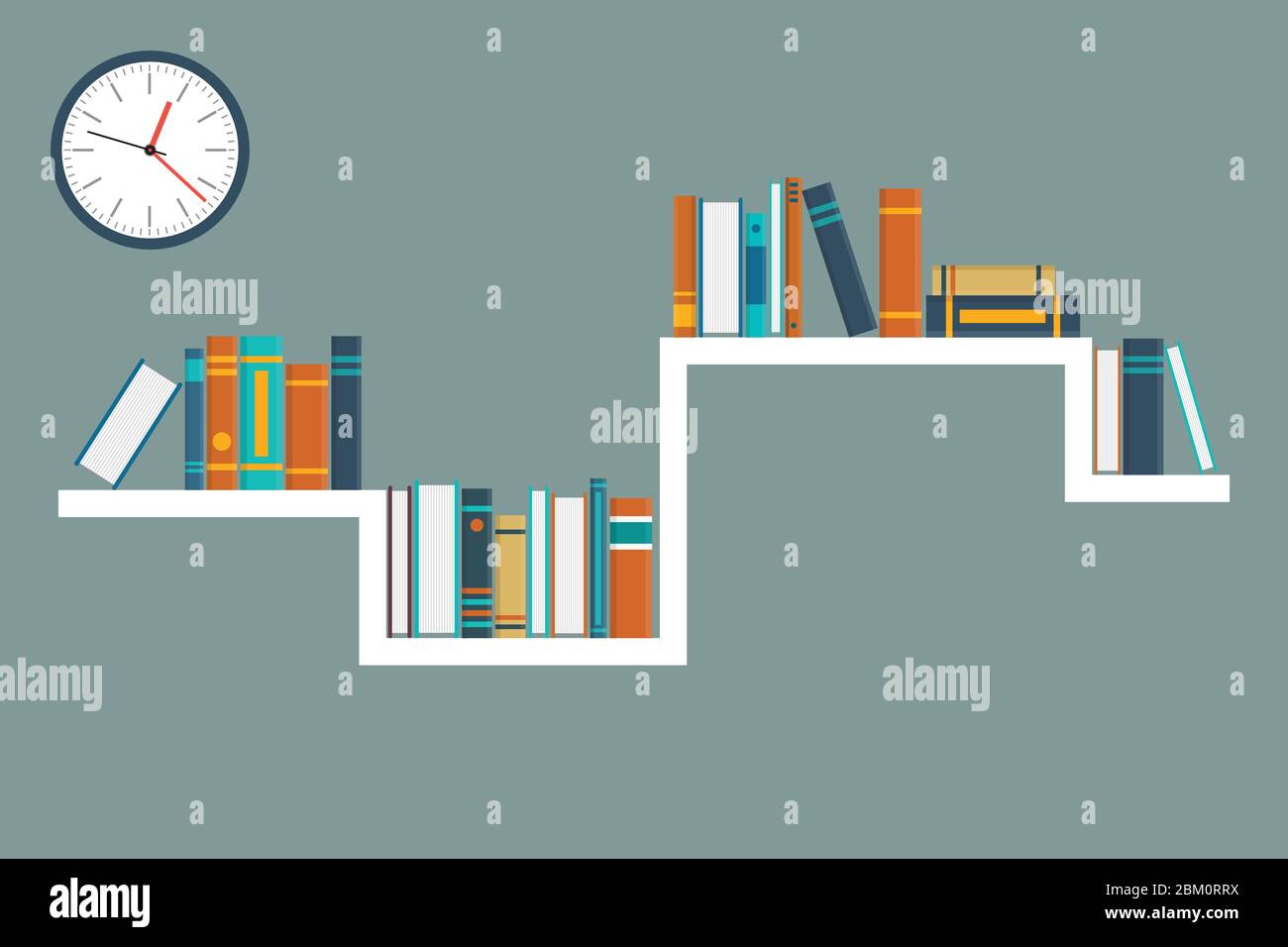 Education concept vector illustration in flat design Stock Vector Image ...