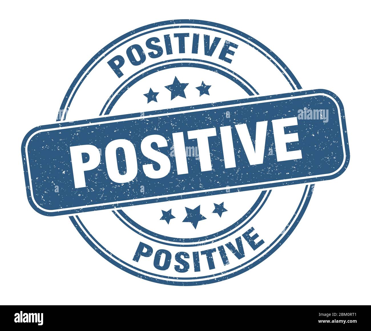 positive stamp. positive label. round grunge sign Stock Vector Image ...