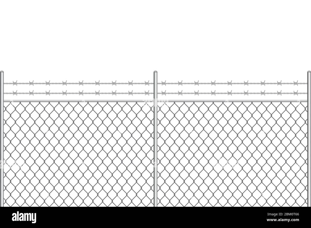 Metal wire mesh fence Stock Vector Images - Alamy