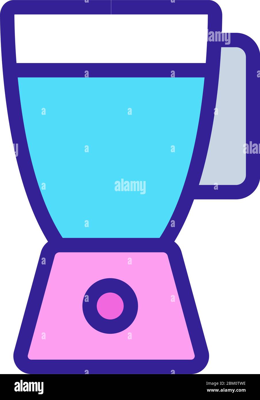 stationary smoothie blender icon vector outline illustration Stock ...
