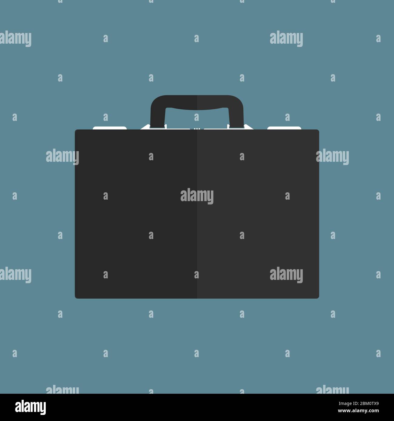 Briefcase vector illustration. Flat design Stock Vector Image & Art - Alamy
