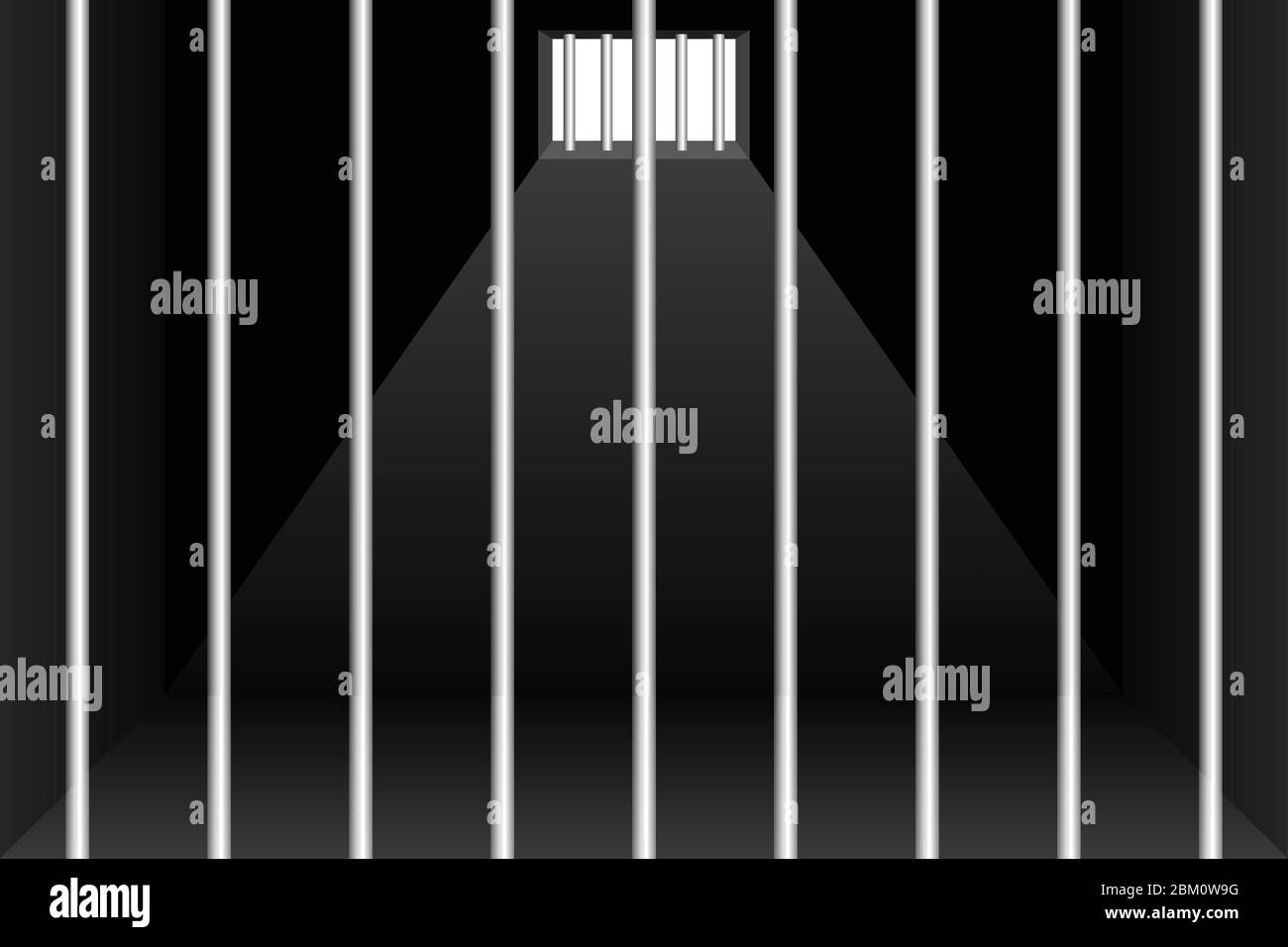 Prisoner bars window Stock Vector Images - Alamy