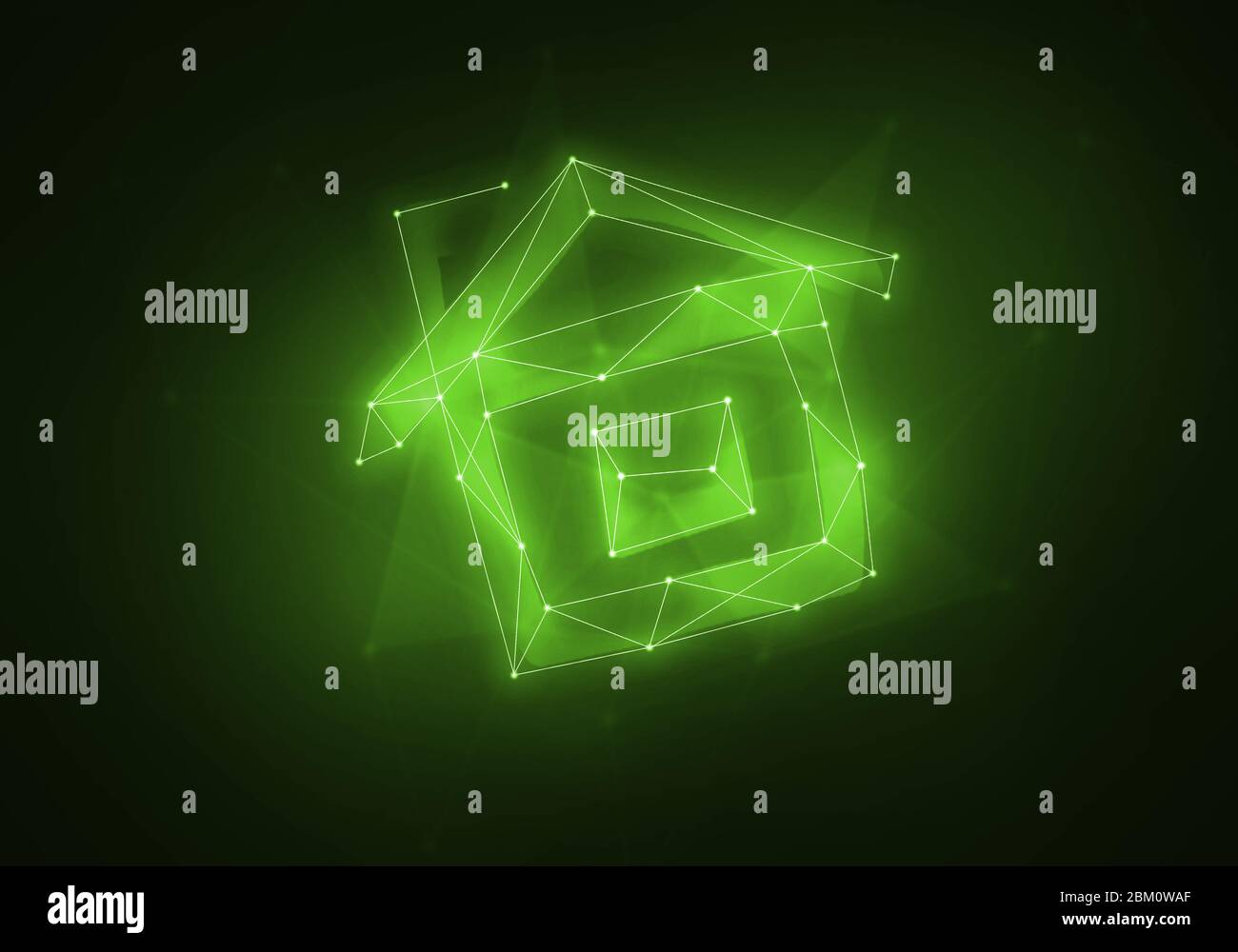 House figured constellation Stock Photo - Alamy