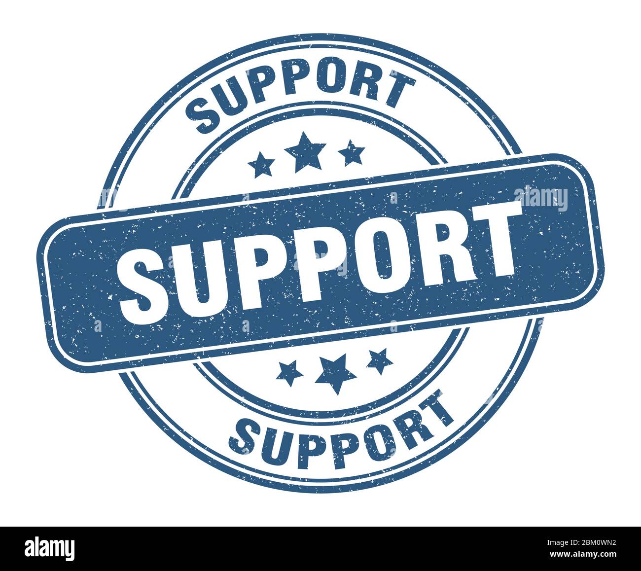 support stamp. support label. round grunge sign Stock Vector Image ...