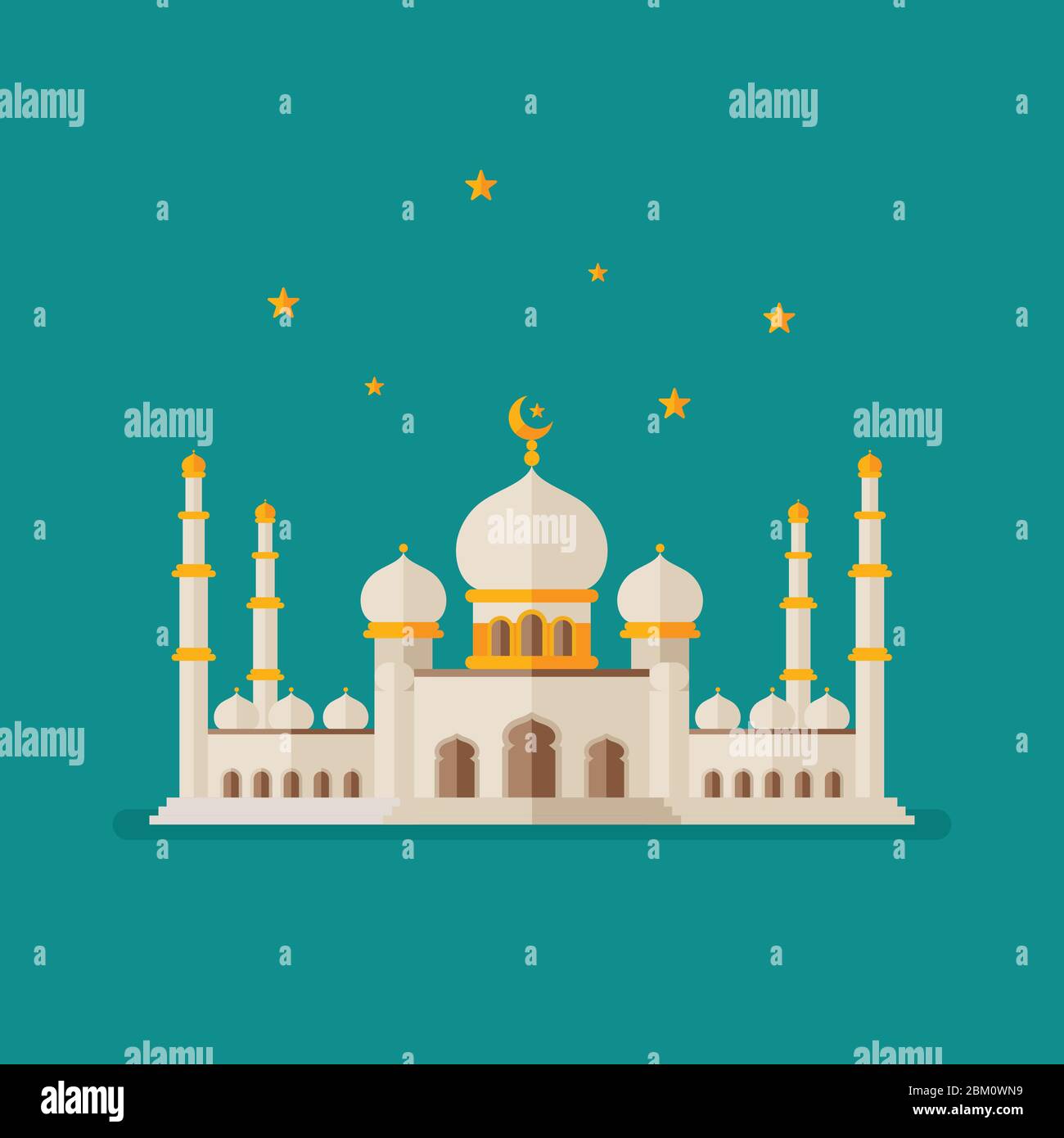 Masjid vector vector vectors hi-res stock photography and images - Alamy