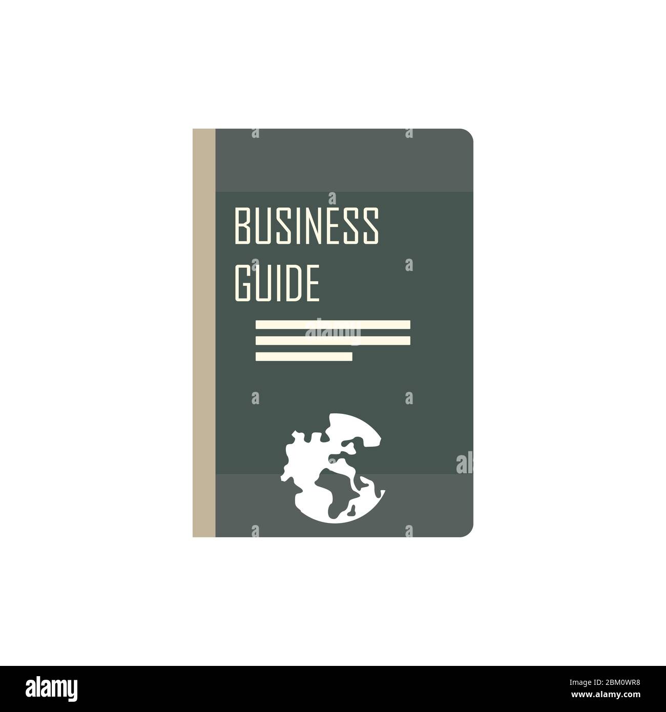 Business guide vector illustration in flat design Stock Vector Image ...