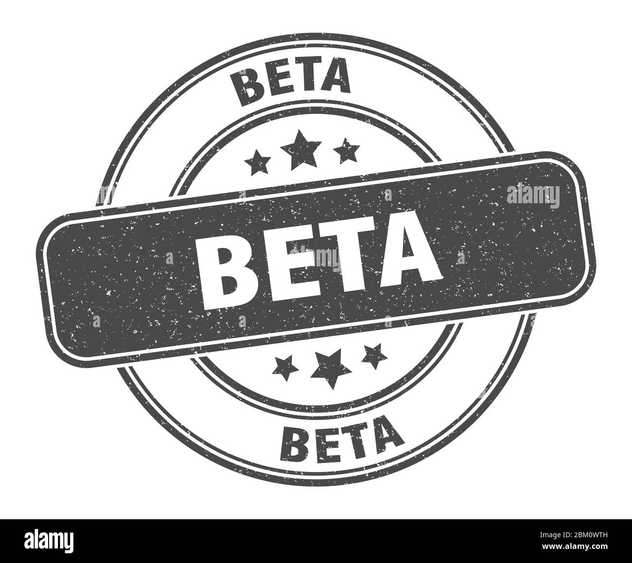 Beta stamp Stock Vector Images - Alamy