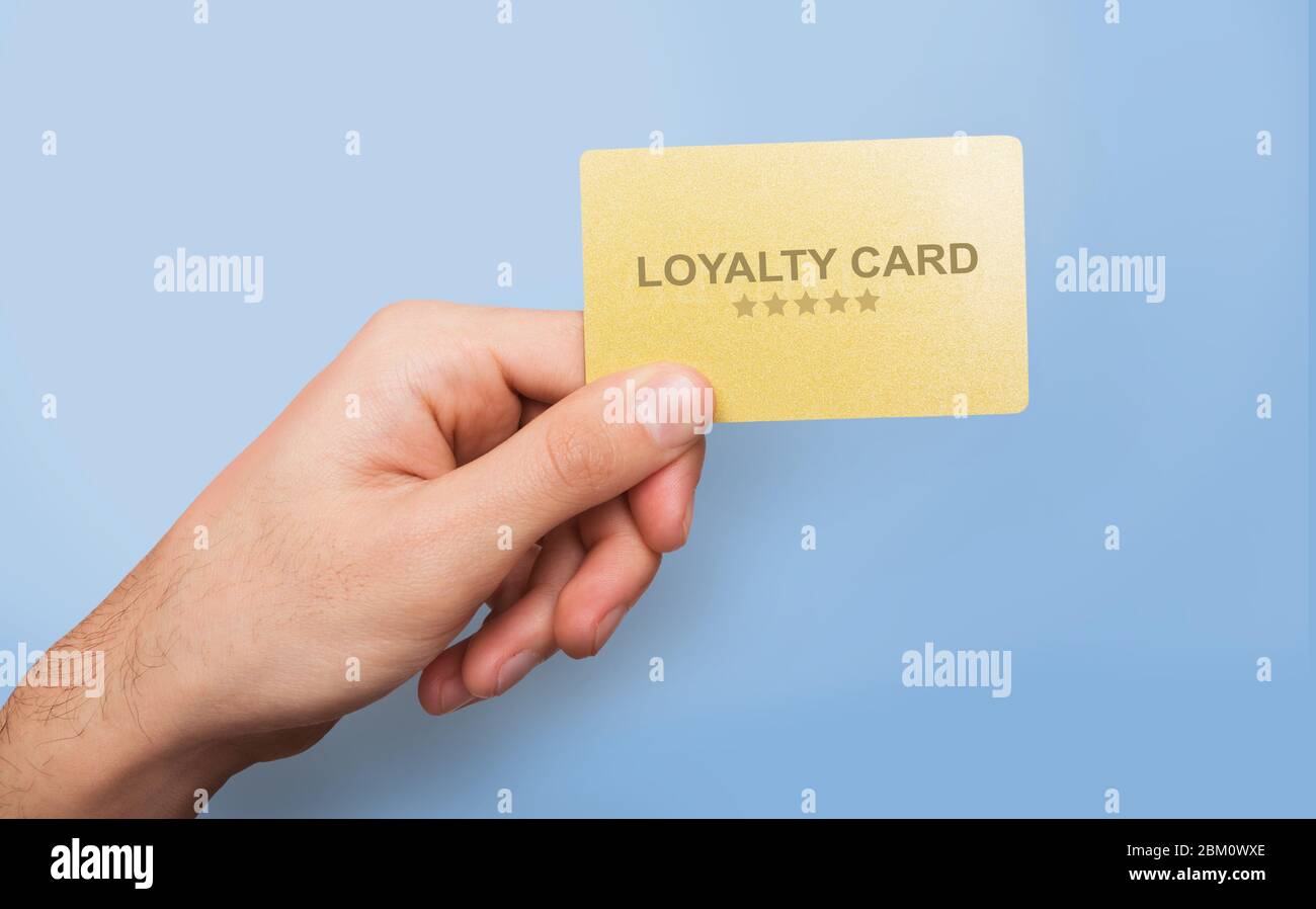 Client loyalty card hi-res stock photography and images - Alamy