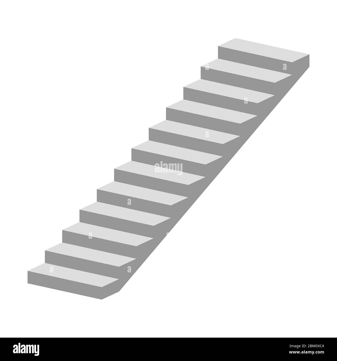 Stairs vector illustration isolated on white background Stock Vector ...