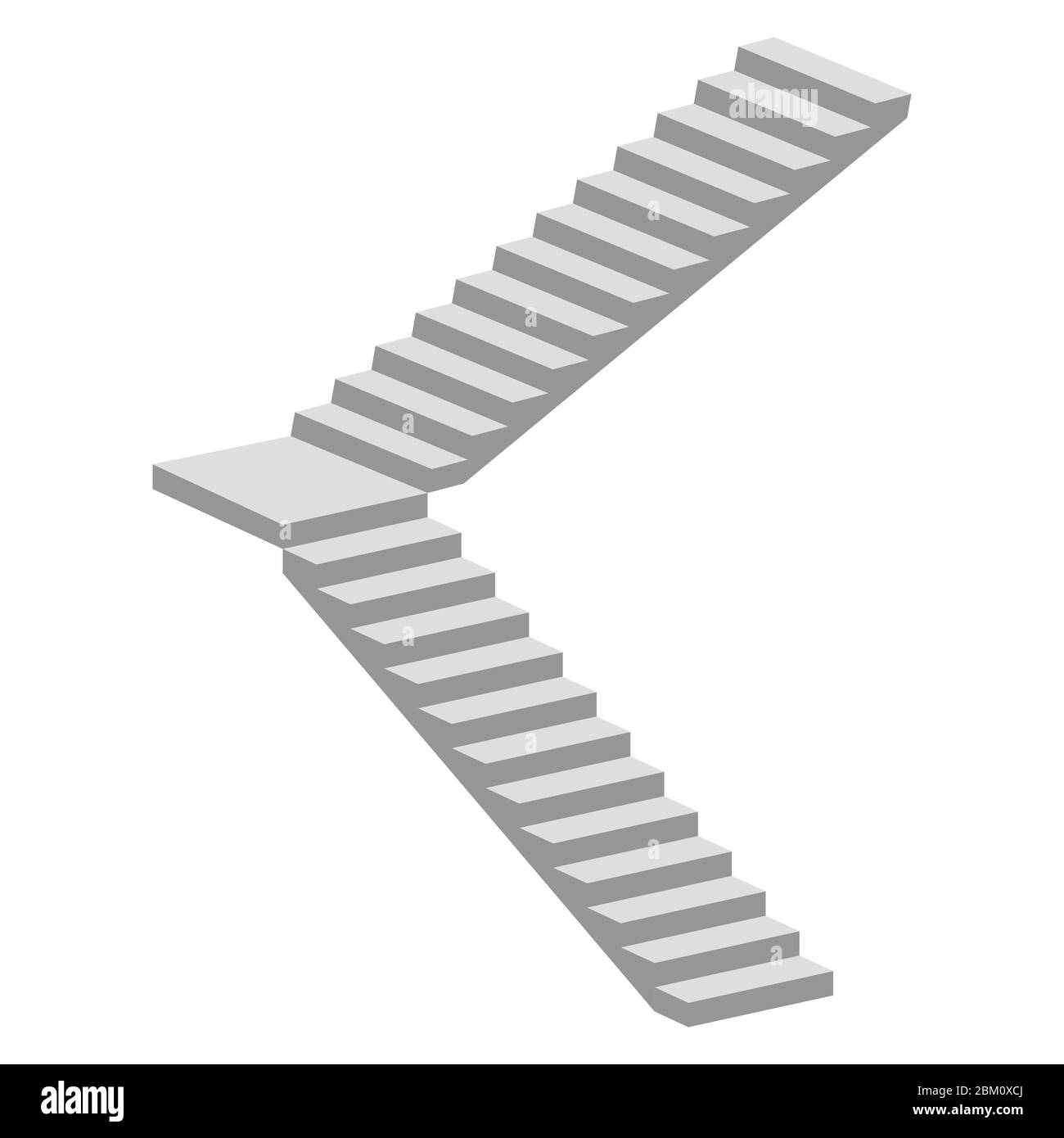 Stairs vector illustration isolated on white background Stock Vector ...