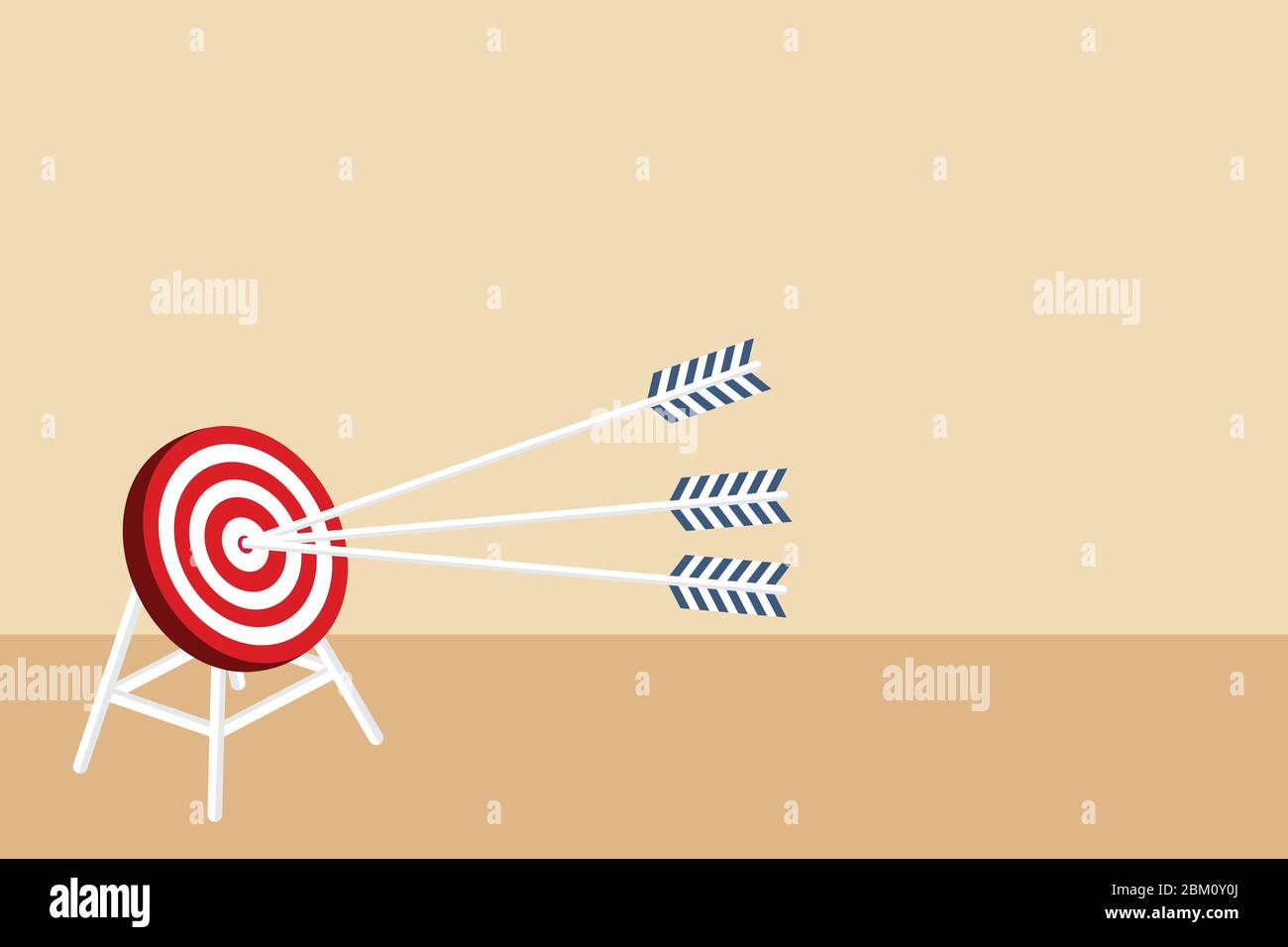 Achievement goal. Aim in business concept. Aspirational people. Mission ...