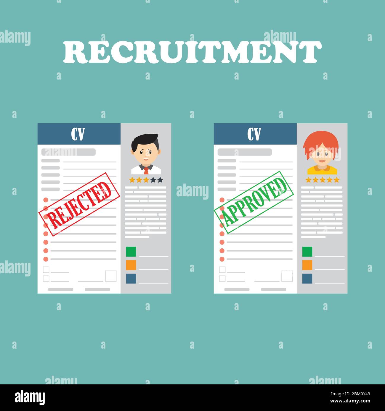 Recruiting concept, human resource. Hiring concept for banner, web page ...