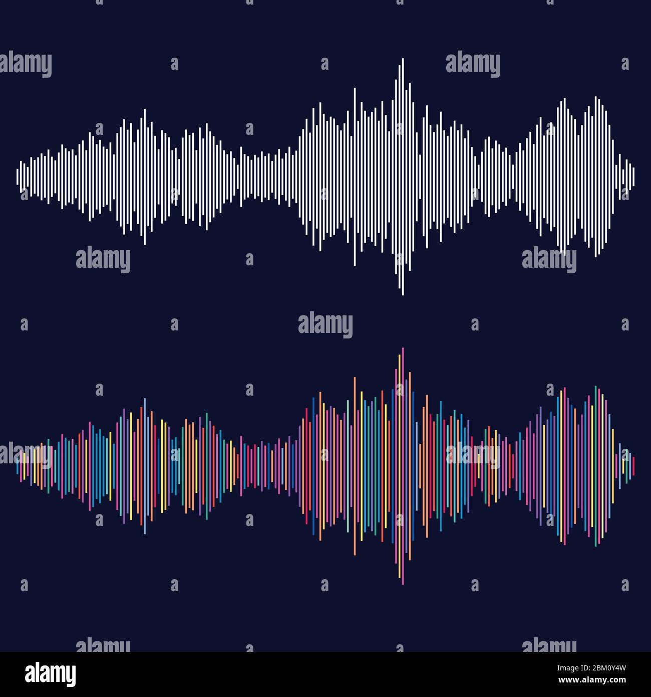 Sound wave vector illustration isolated Stock Vector Image & Art - Alamy