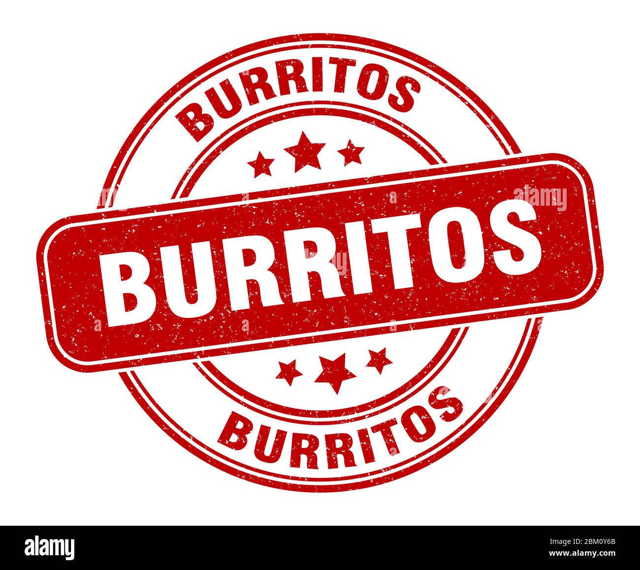 burritos stamp. burritos label. round grunge sign Stock Vector Image ...
