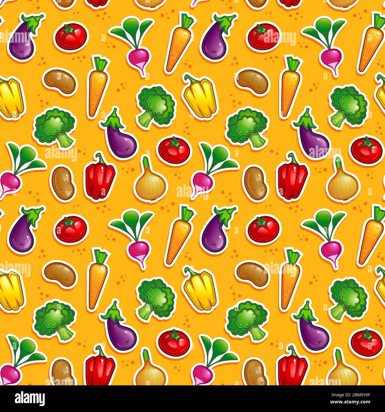 Vegetarian seamless pattern. Eat healthy - motivational banner Stock ...