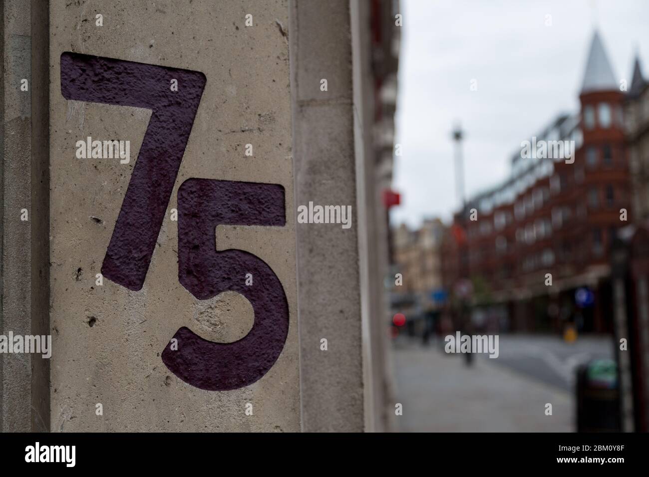 Number 75 seventy five hi-res stock photography and images - Alamy