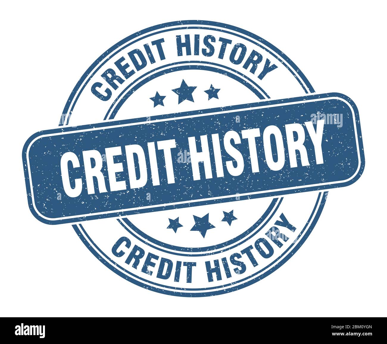 credit history stamp. credit history label. round grunge sign Stock ...