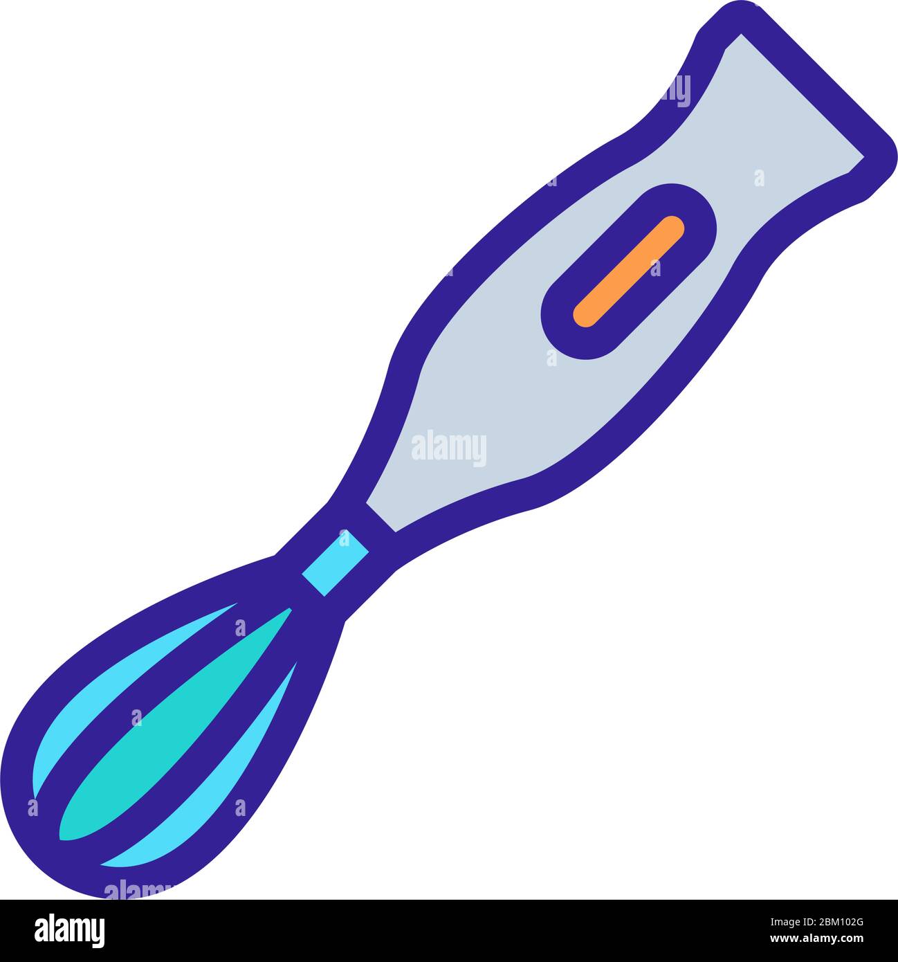 hand whisk for whipping icon vector outline illustration Stock Vector ...