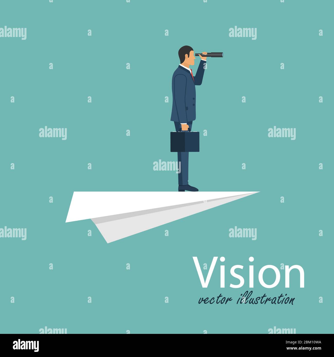 Vision concept. Symbol of leadership, business, future, progress ...