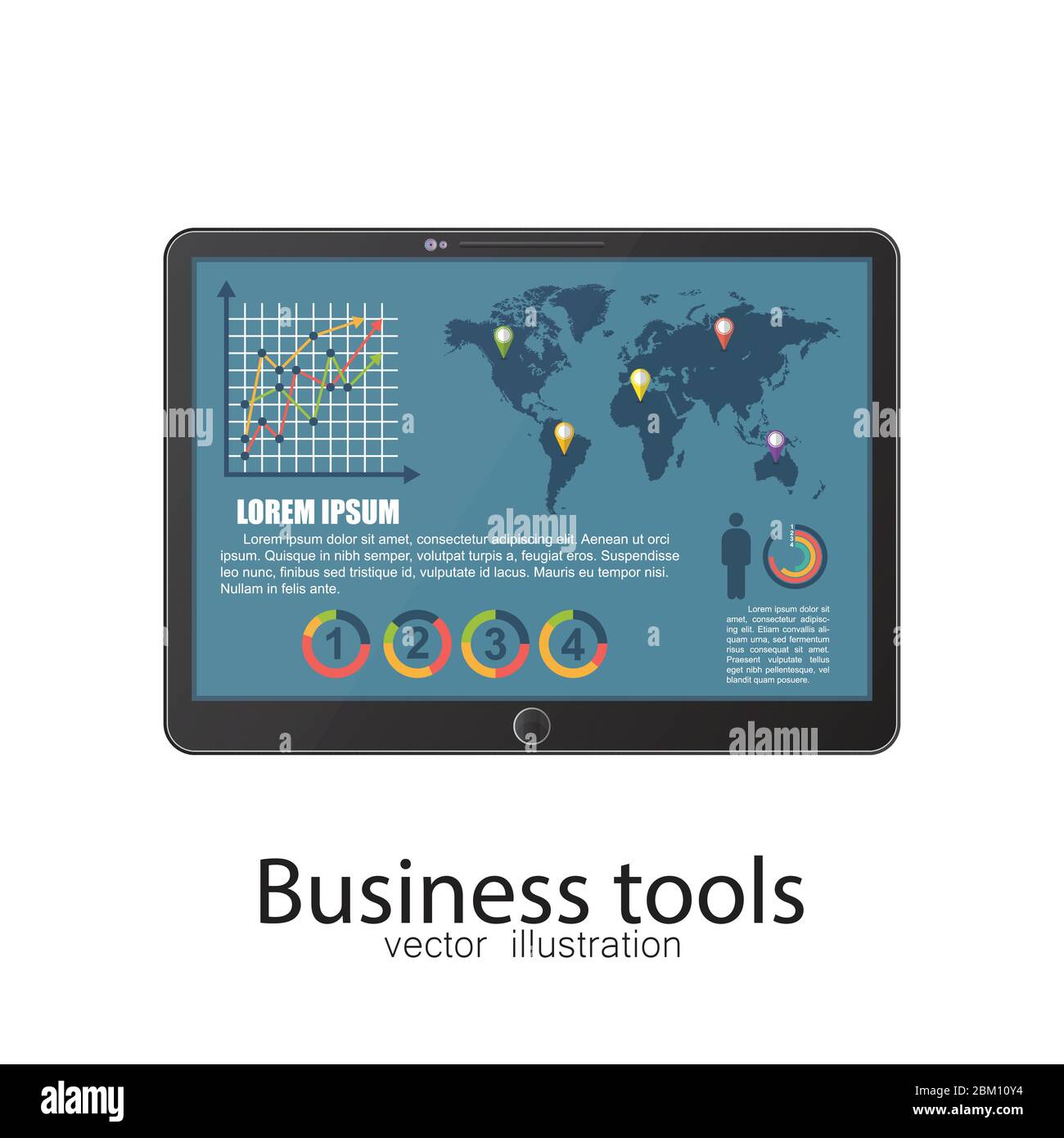 Financial audit diagram illustration Cut Out Stock Images & Pictures ...