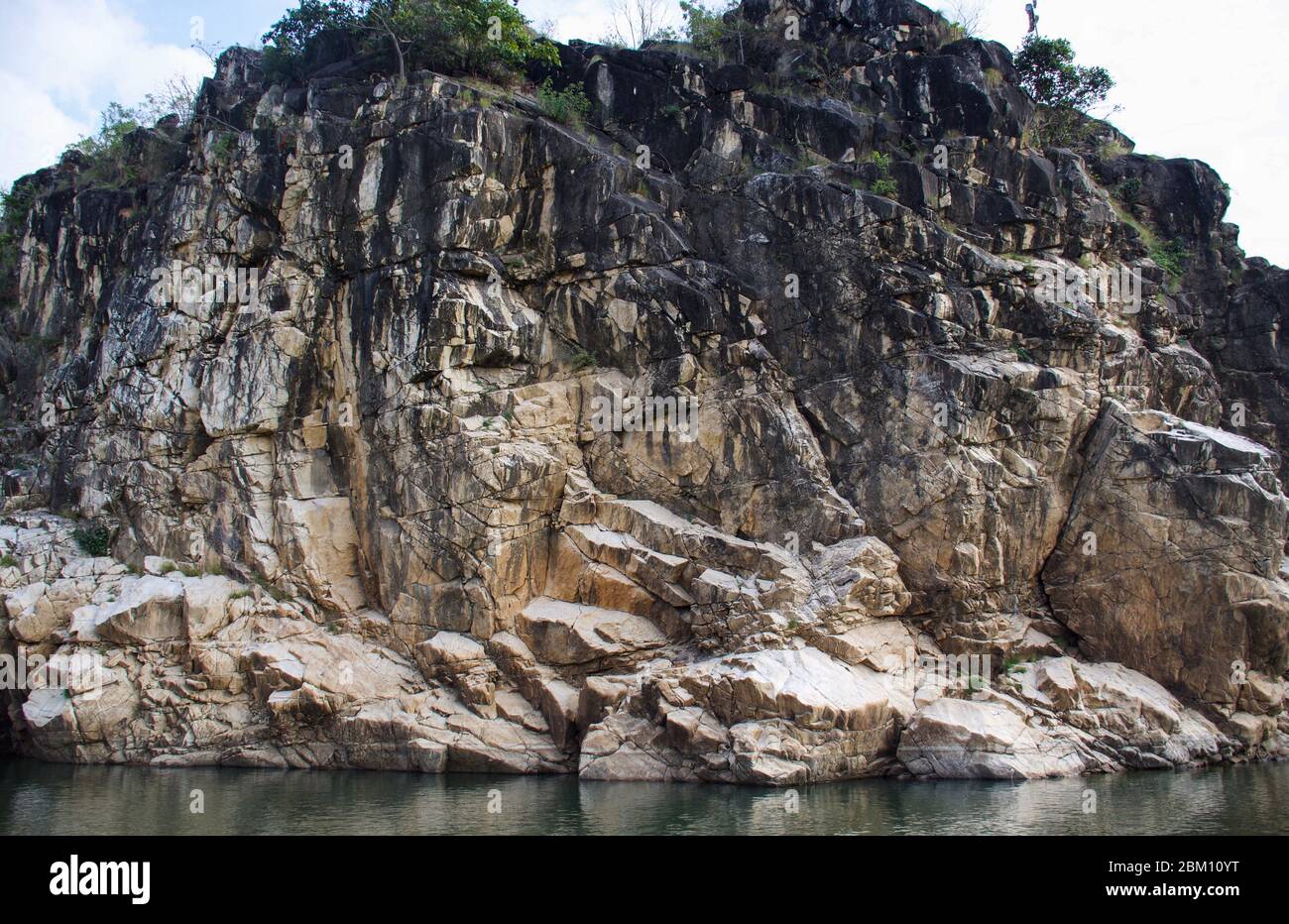Marble Rocks (Bhedaghat), Jabalpur, Madhya Pradesh/India Stock Photo ...
