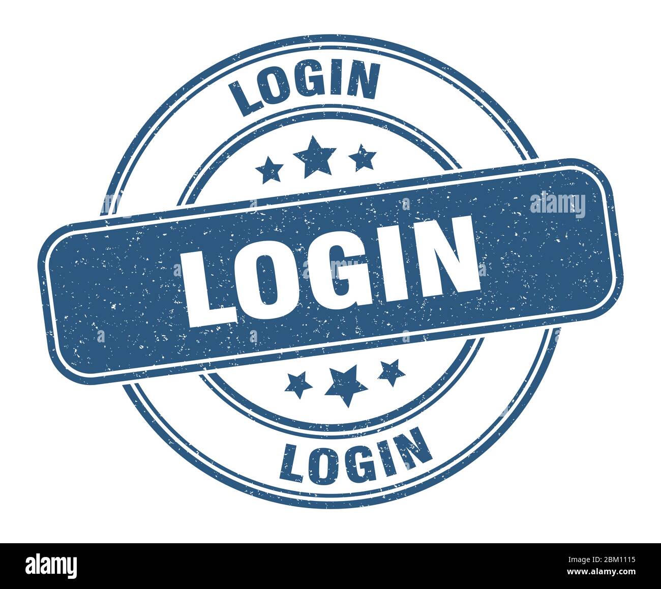 login stamp. login label. round grunge sign Stock Vector Image & Art ...