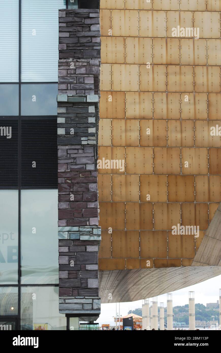 Redevelopment Arts Centre Slate Copper Wales Millennium Centre, Bute ...
