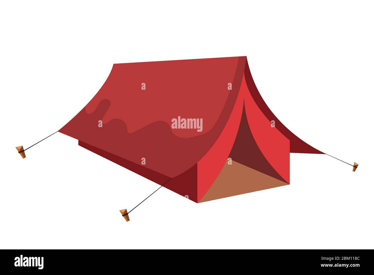 Tent vector illustration isolated on white background Stock Vector ...