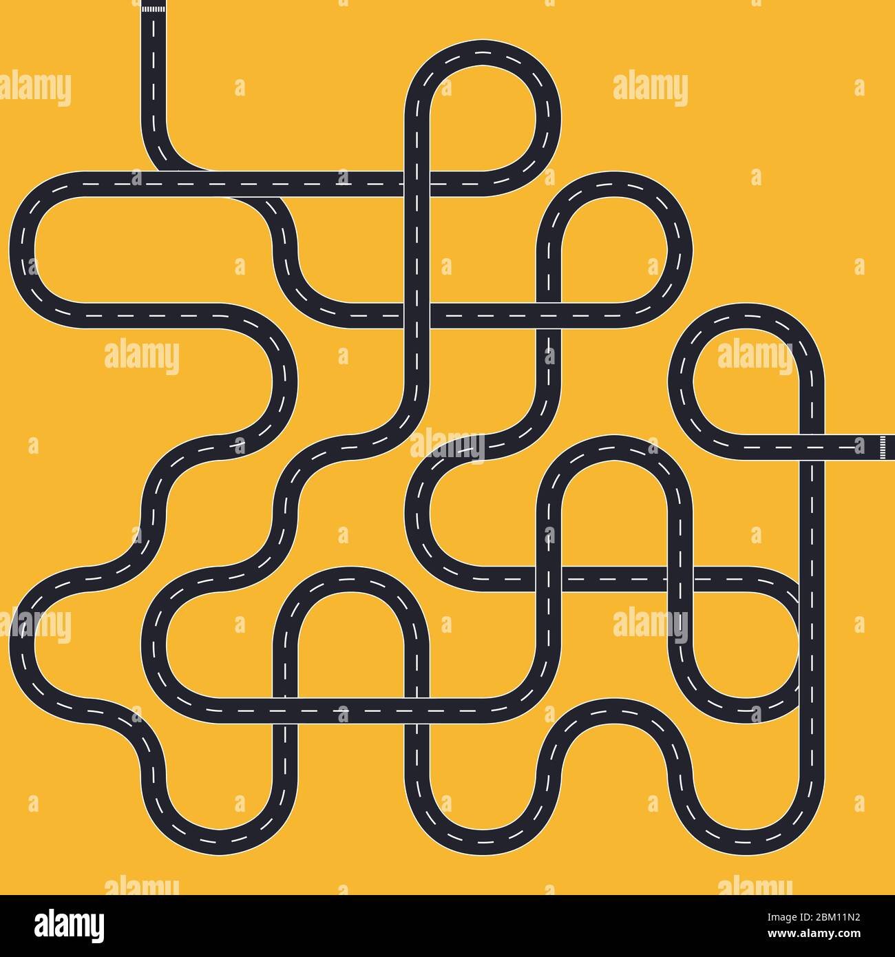 Windy path Stock Vector Images - Alamy