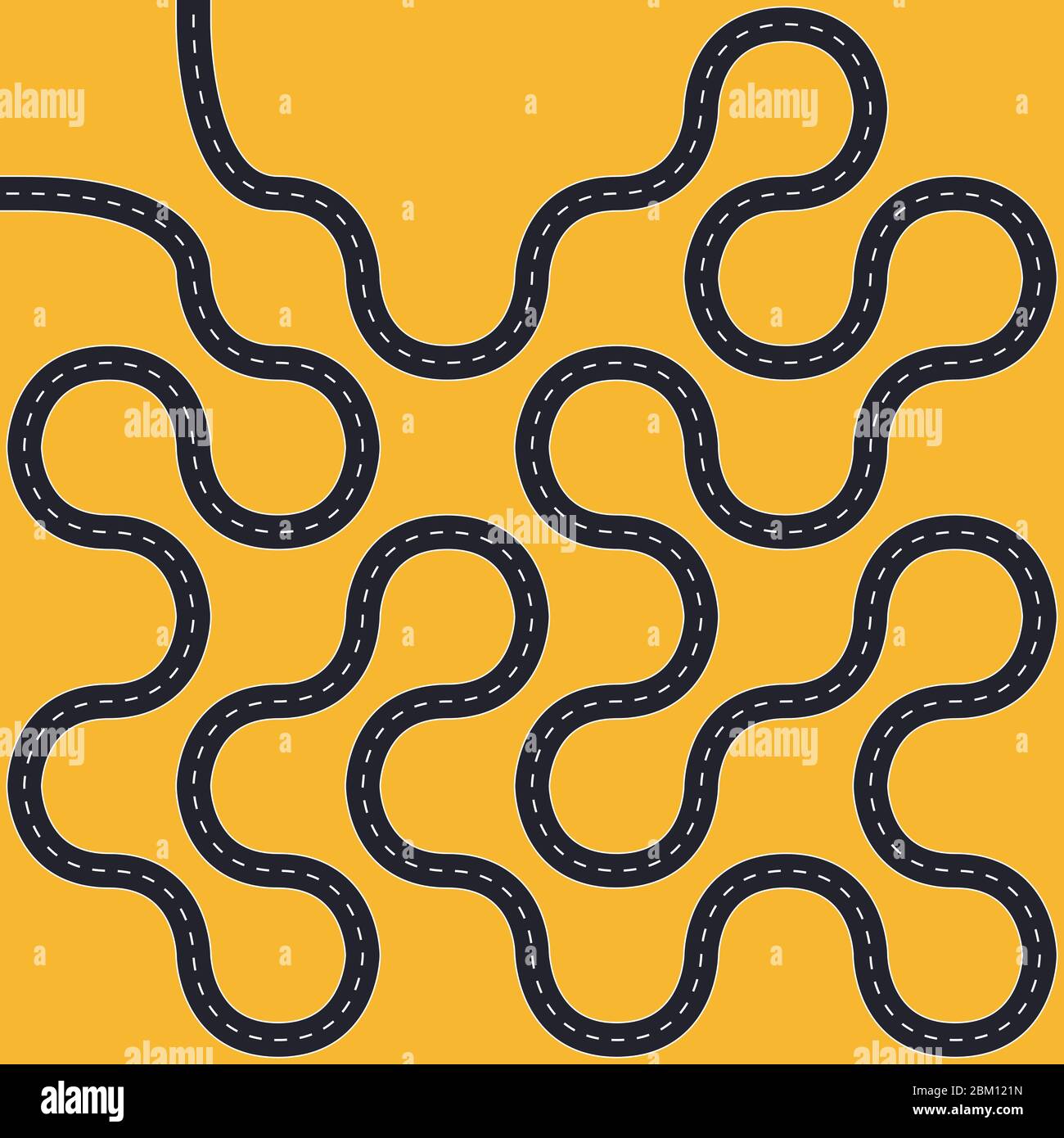 Windy path Stock Vector Images - Alamy