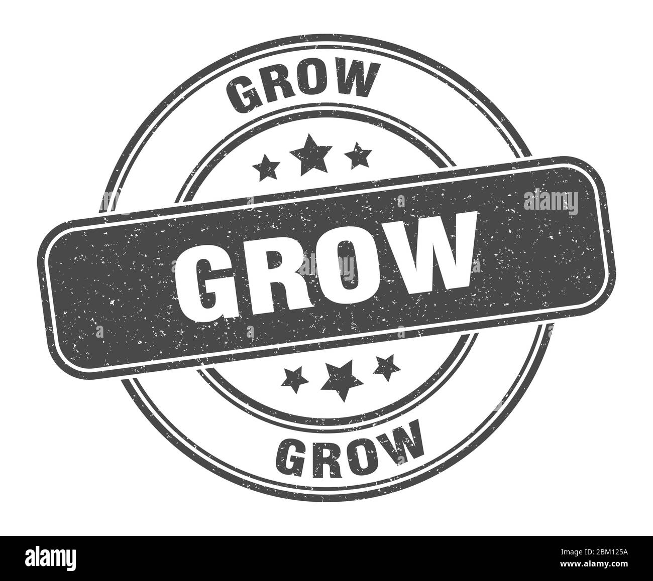 grow stamp. grow label. round grunge sign Stock Vector Image & Art - Alamy