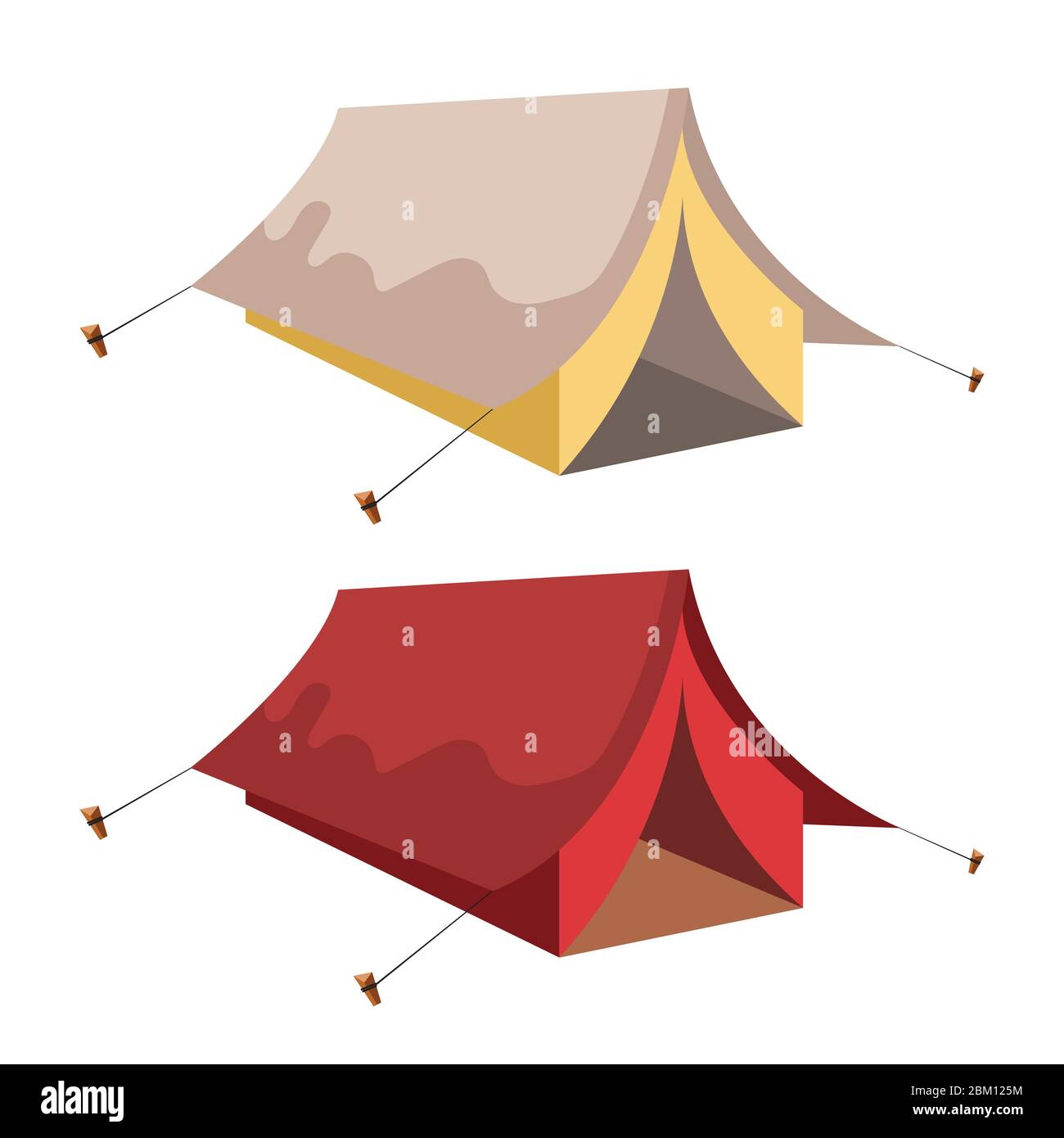 Tent vector illustration isolated on white background Stock Vector ...