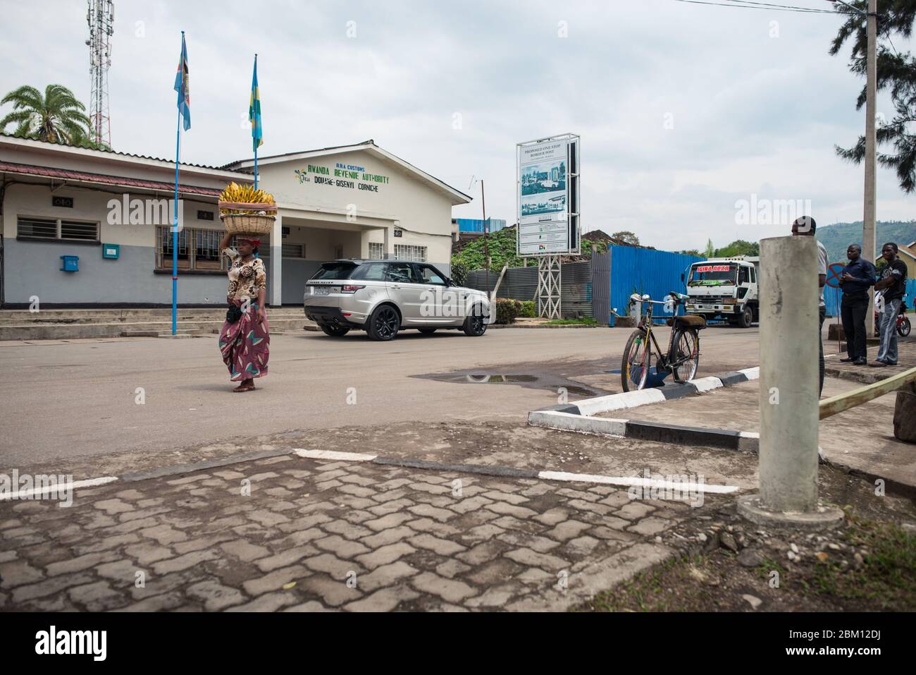 Gisenyi, Rwanda - October 25, 2016: people in the streets of Gisenyi ...