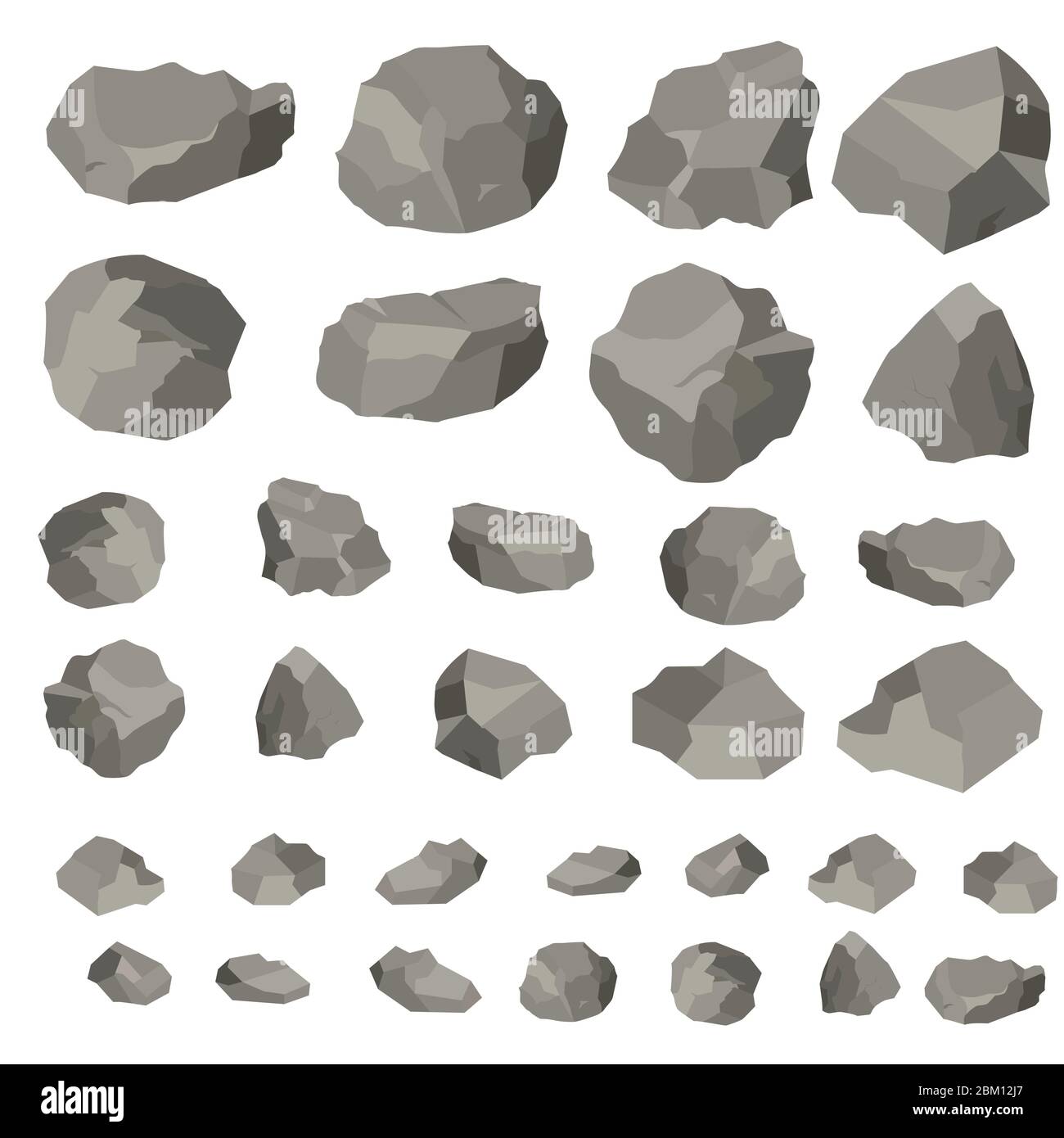 Small pile of rocks Stock Vector Images - Alamy