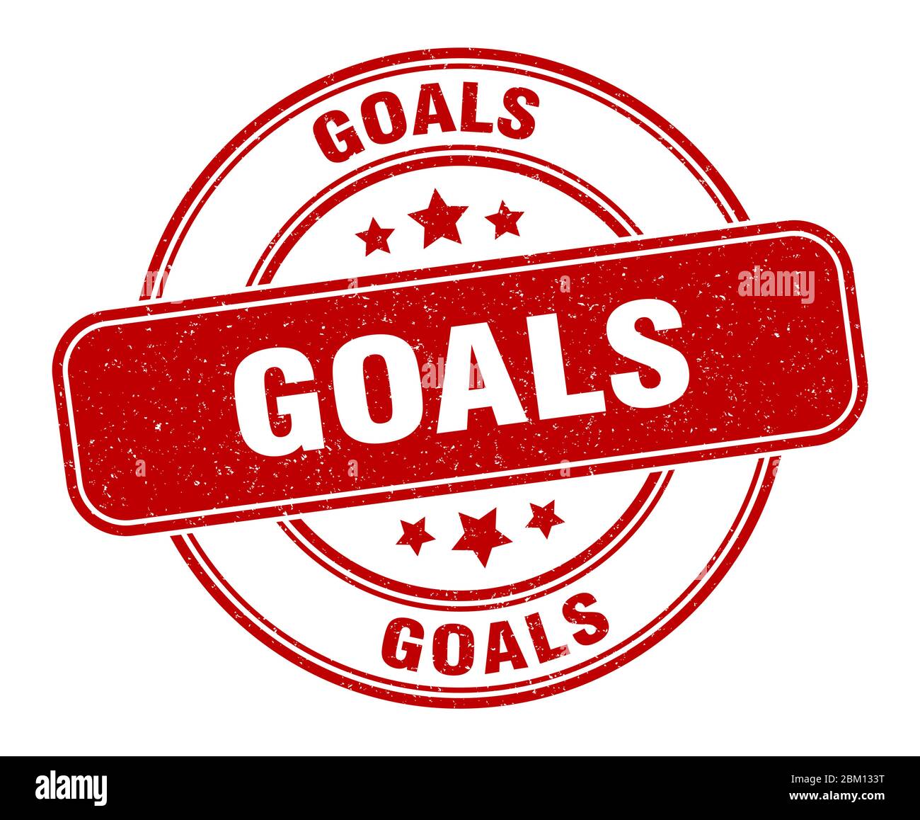 Goals stamp Stock Vector Images - Alamy