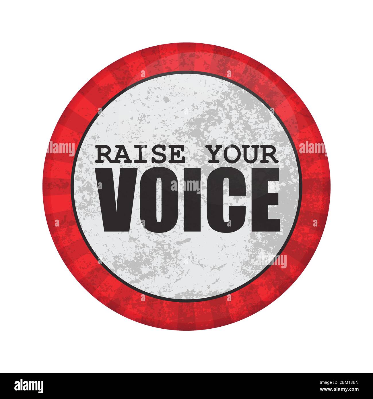 Vote button pin vector illustration isolated on white background Stock ...