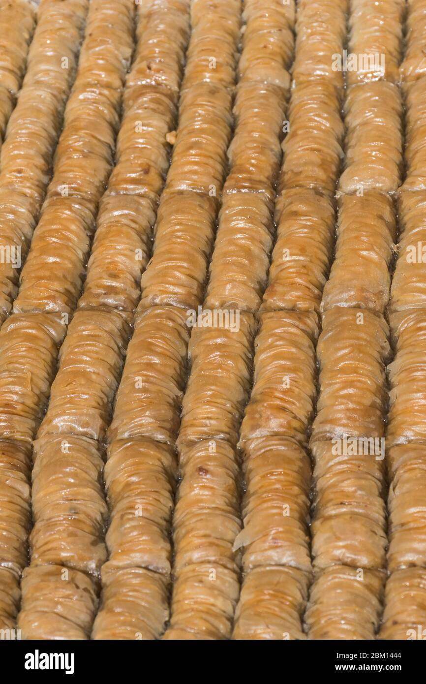 Burma baklava, turkish dessert sweet and traditional authentic ...