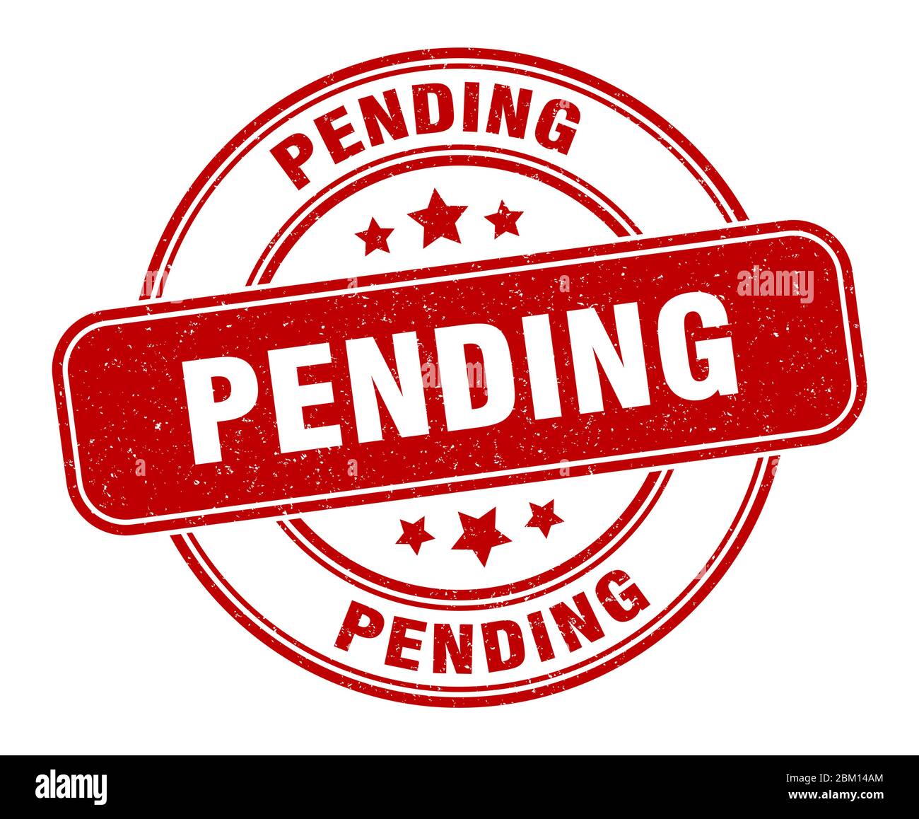 pending stamp. pending label. round grunge sign Stock Vector Image ...