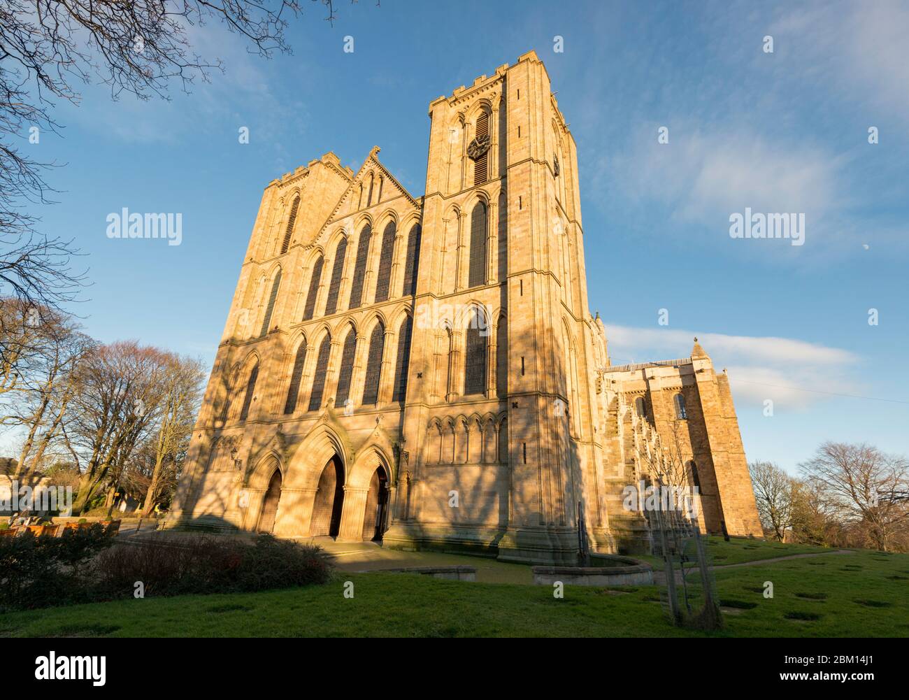 External view of Ripon cathedral in North Yorkshire Stock Photo - Alamy
