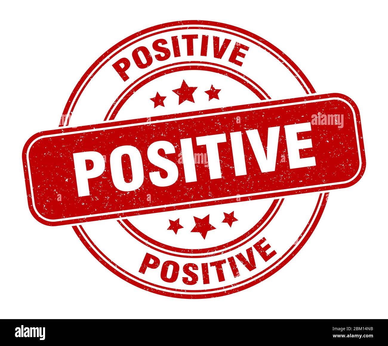 positive stamp. positive label. round grunge sign Stock Vector Image ...