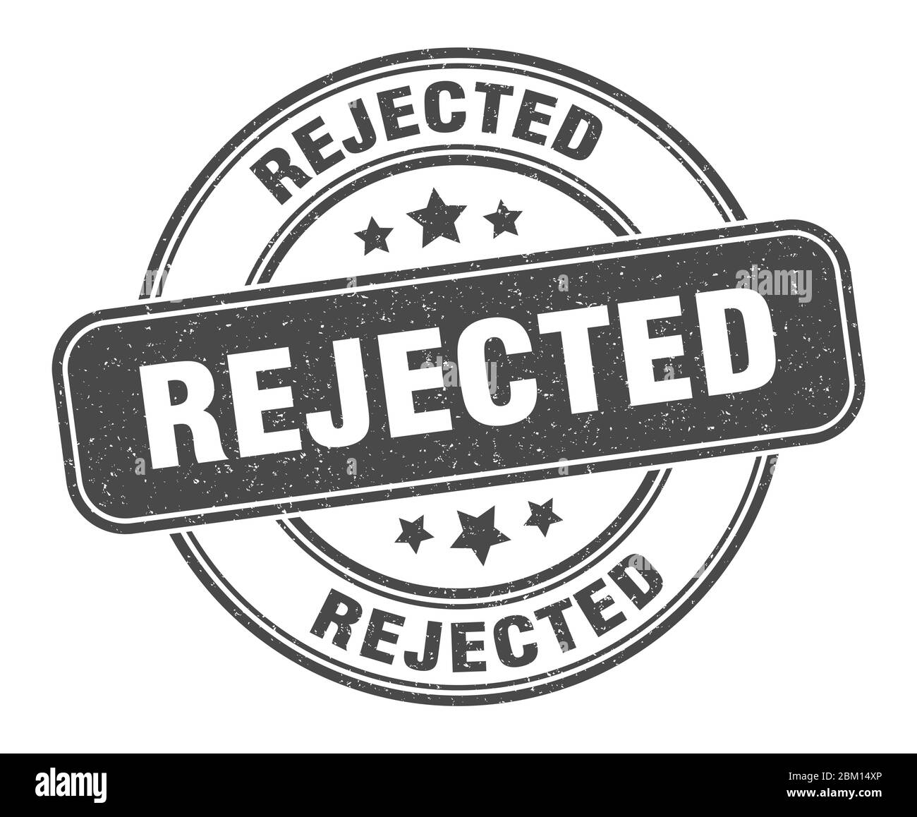 Reject stamp round Black and White Stock Photos & Images - Alamy