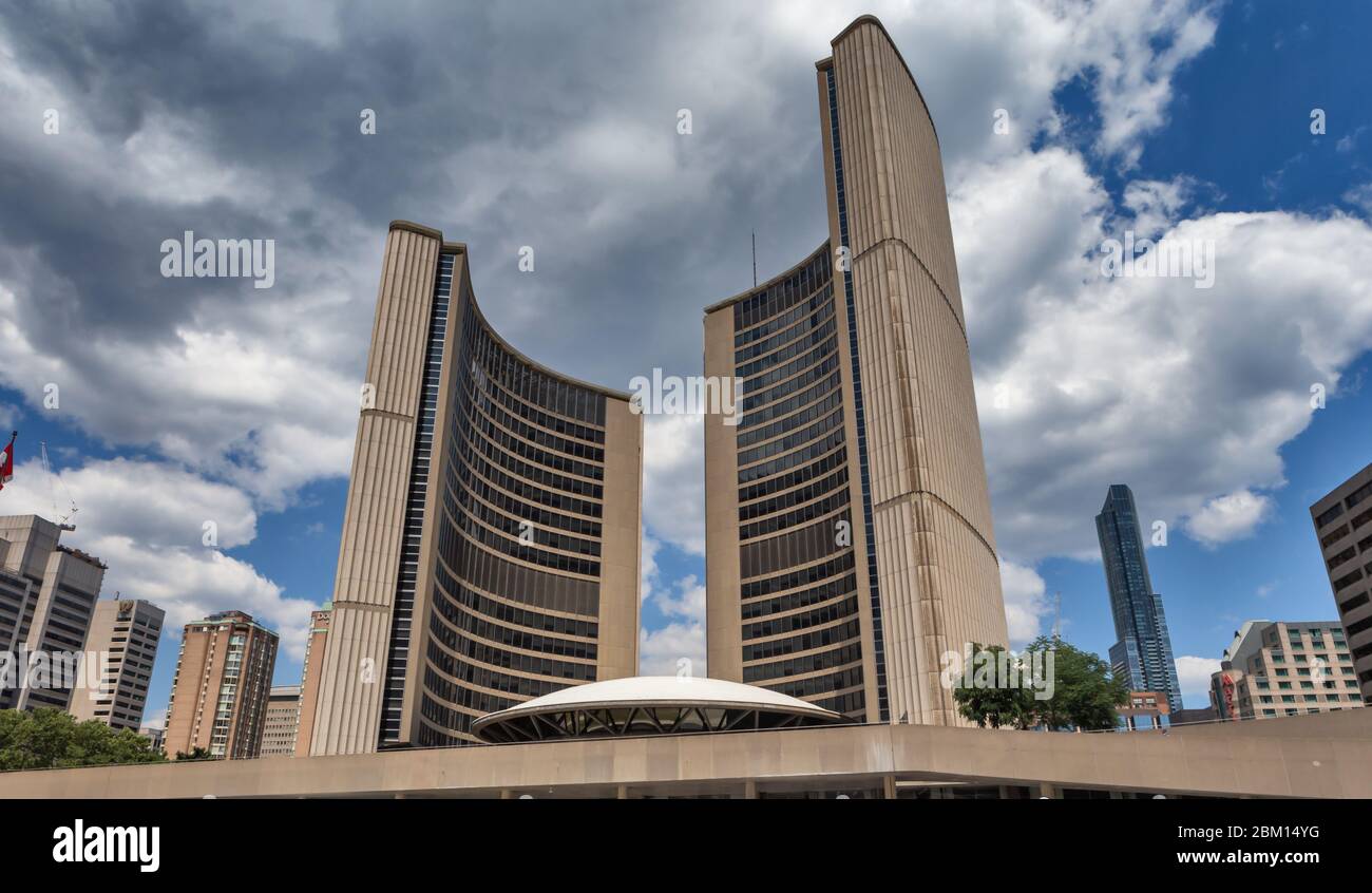 New City Hall, 1965, Toronto, Ontario, Canada Stock Photo - Alamy