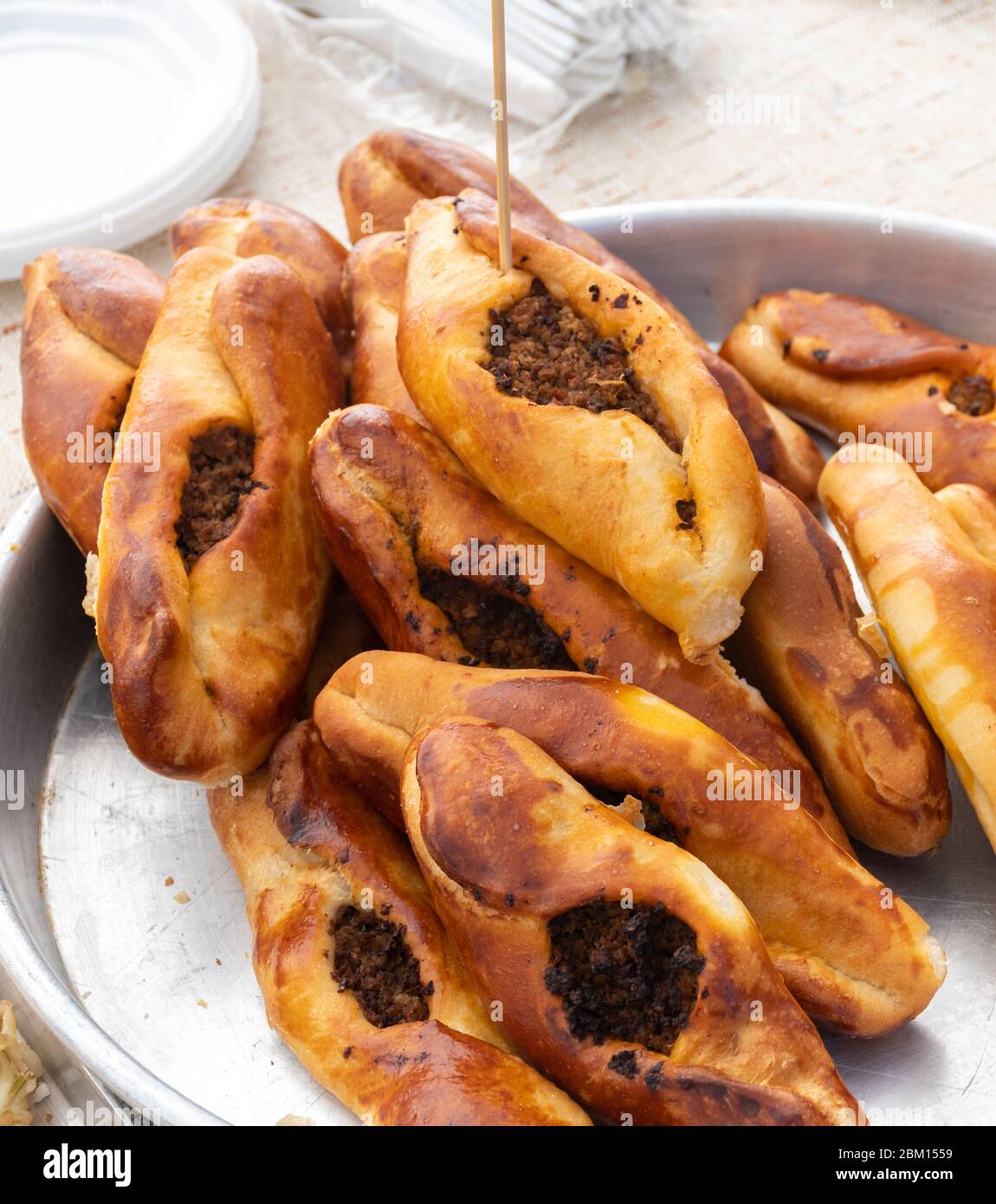 Turkish pastry product , tasty pogaca. Turkish Pastries; pogaca, borek ...