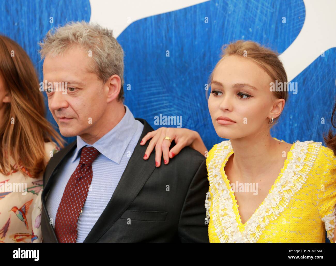 VENICE, ITALY - SEPTEMBER 08: Lily Rose Depp and Emmanuel Salinger ...