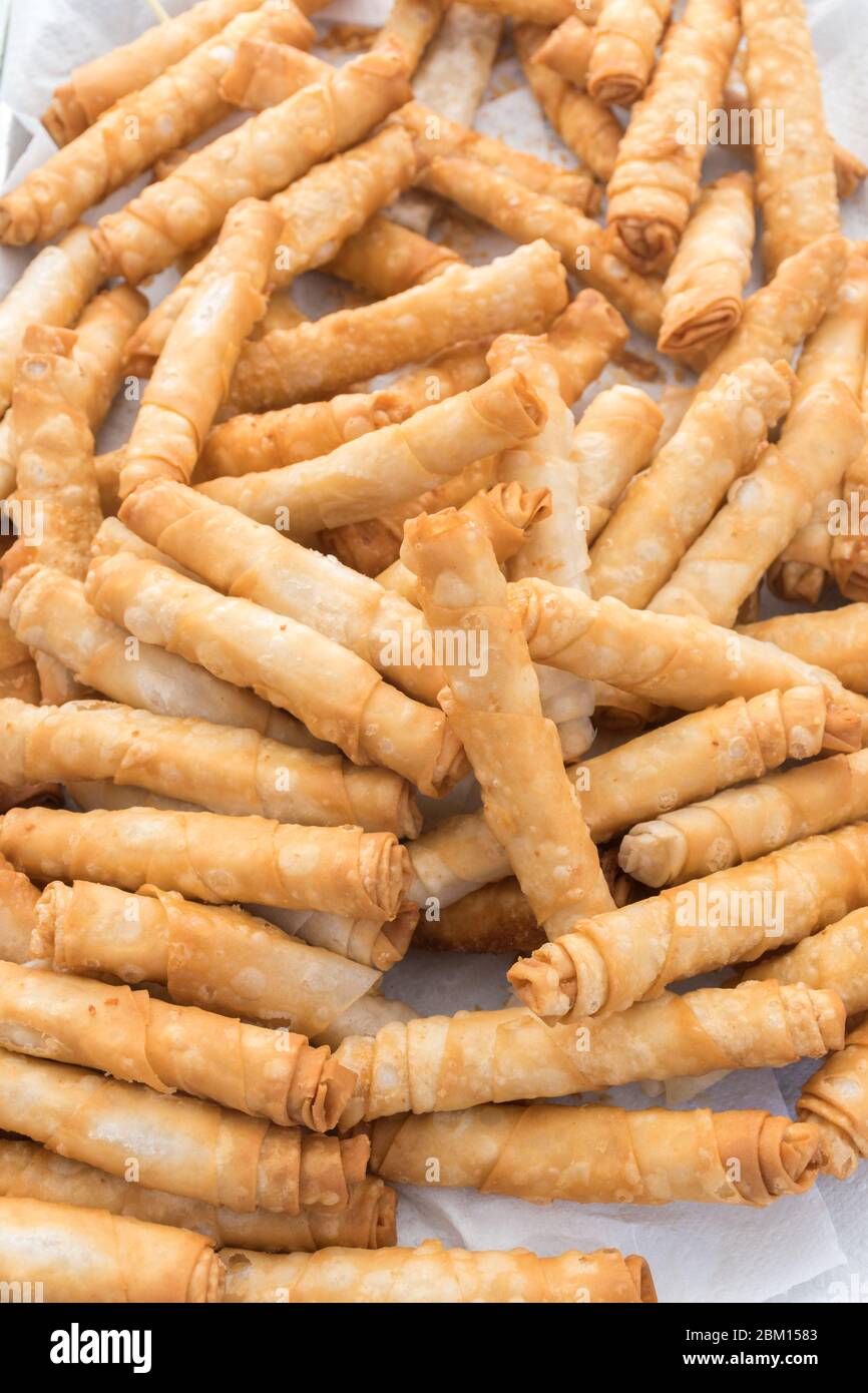 Turkish Fried Feta Rolls, or 'Cigarette' Pastries. Sigara Böreği ...