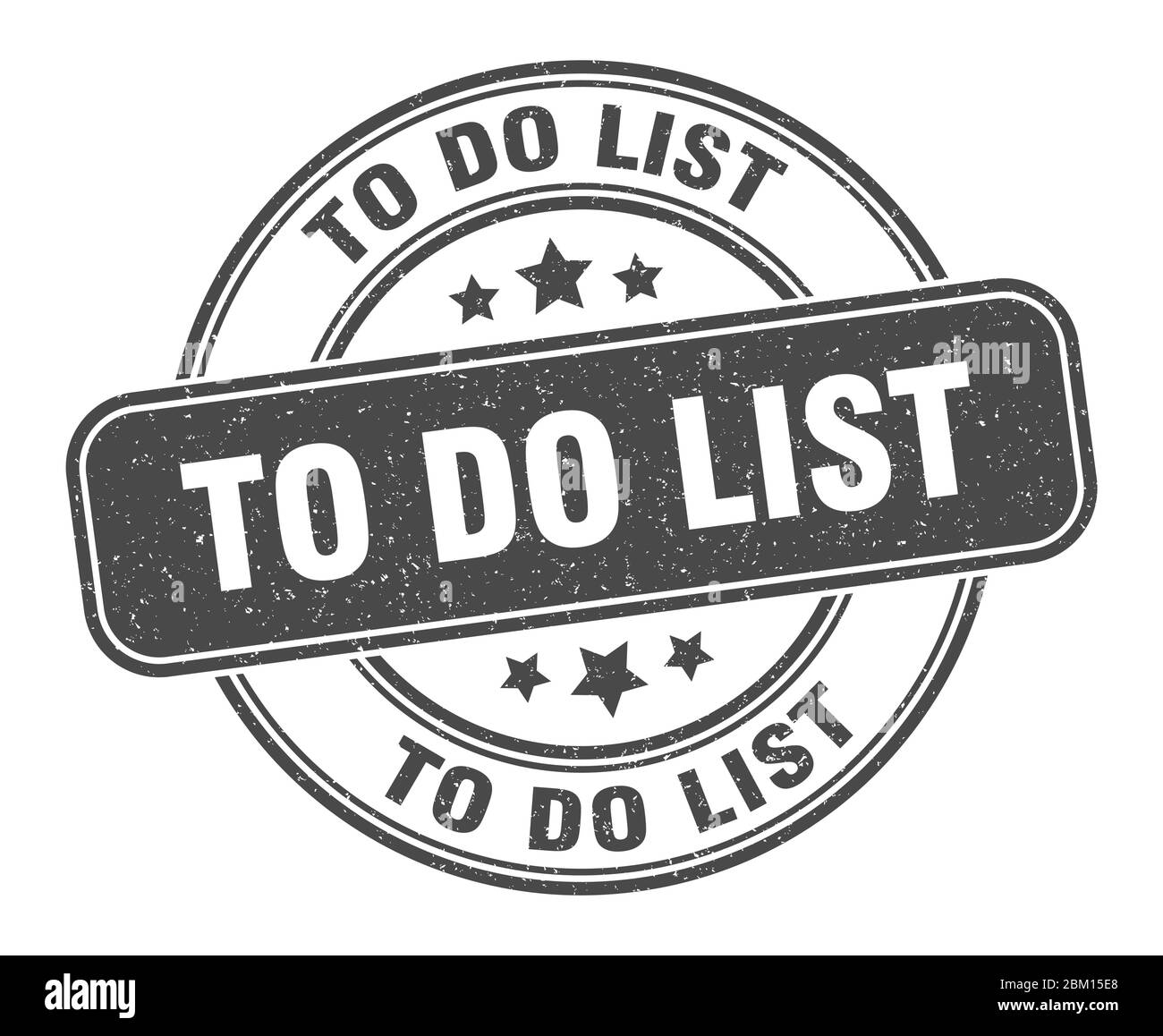 to do list stamp. to do list label. round grunge sign Stock Vector ...